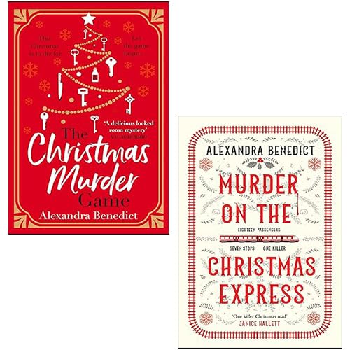 Alexandra Benedict 2 Books Collection Set (Murder On The Christmas ...