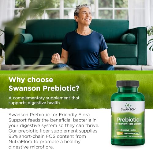 Snapklik.com : Swanson Prebiotic Capsules - Promotes Friendly Flora ...