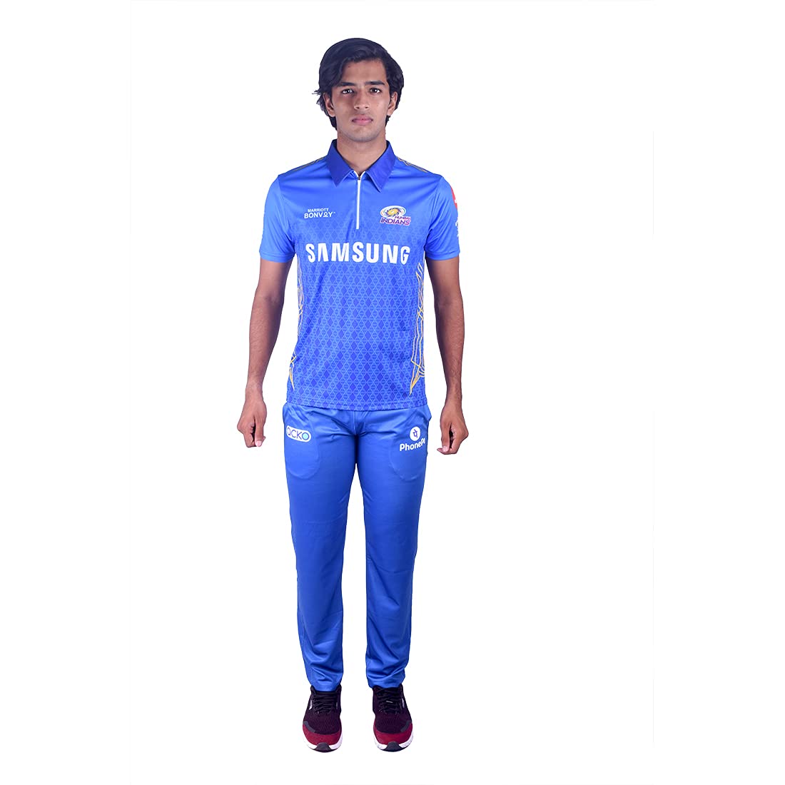 Buy Men's MI IPL Uniform 2021 Mumbai Indians Cricket Uniform MI Team ...