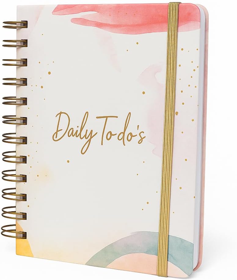 Amazon.com : Notsu Daily Planner Notepad Lite | Minimalist Undated ...