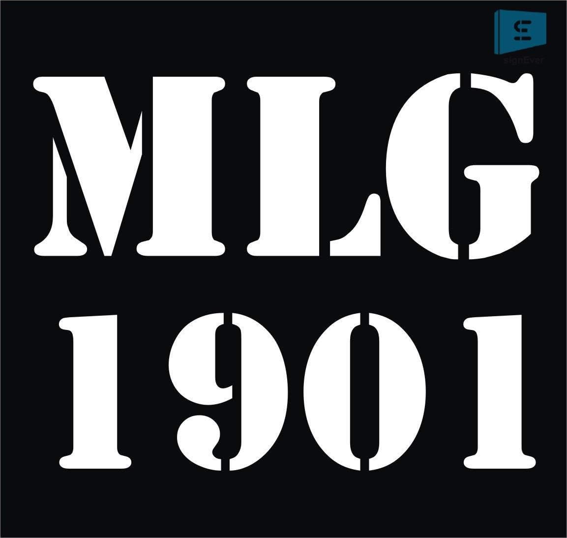 SIGN EVER MLG 1901 Stickers for Royal Enfield 350 500 Classic Standard ...