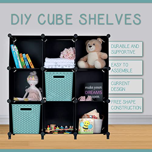 Snapklik.com : Homeries Cube Storage System Modular DIY Plastic Closet ...