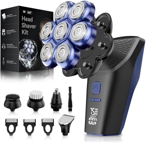 Amazon.com: Head Shavers for Bald Men, 7D Electric Magnetic Shaver ...