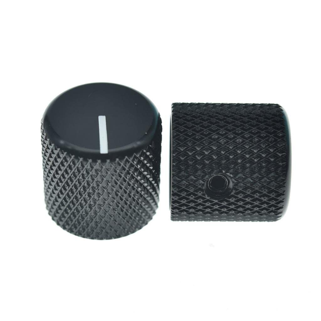 Snapklik.com : 4pcs Aluminium Guitar/Bass Knobs Volume/Tone Control ...