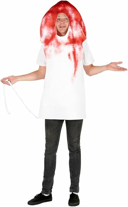 ORION COSTUMES Adult Bloody Tampon Rude Novelty Fancy Dress Costume ...