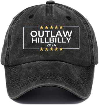 Outlaw Hillbilly Hat The Outlaw and The Hillbilly Baseball Cap The ...