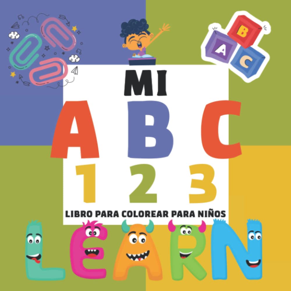 Mi Libro Para Colorear Abc Y 123 Para Ninos Incluye | Desertcart EGYPT