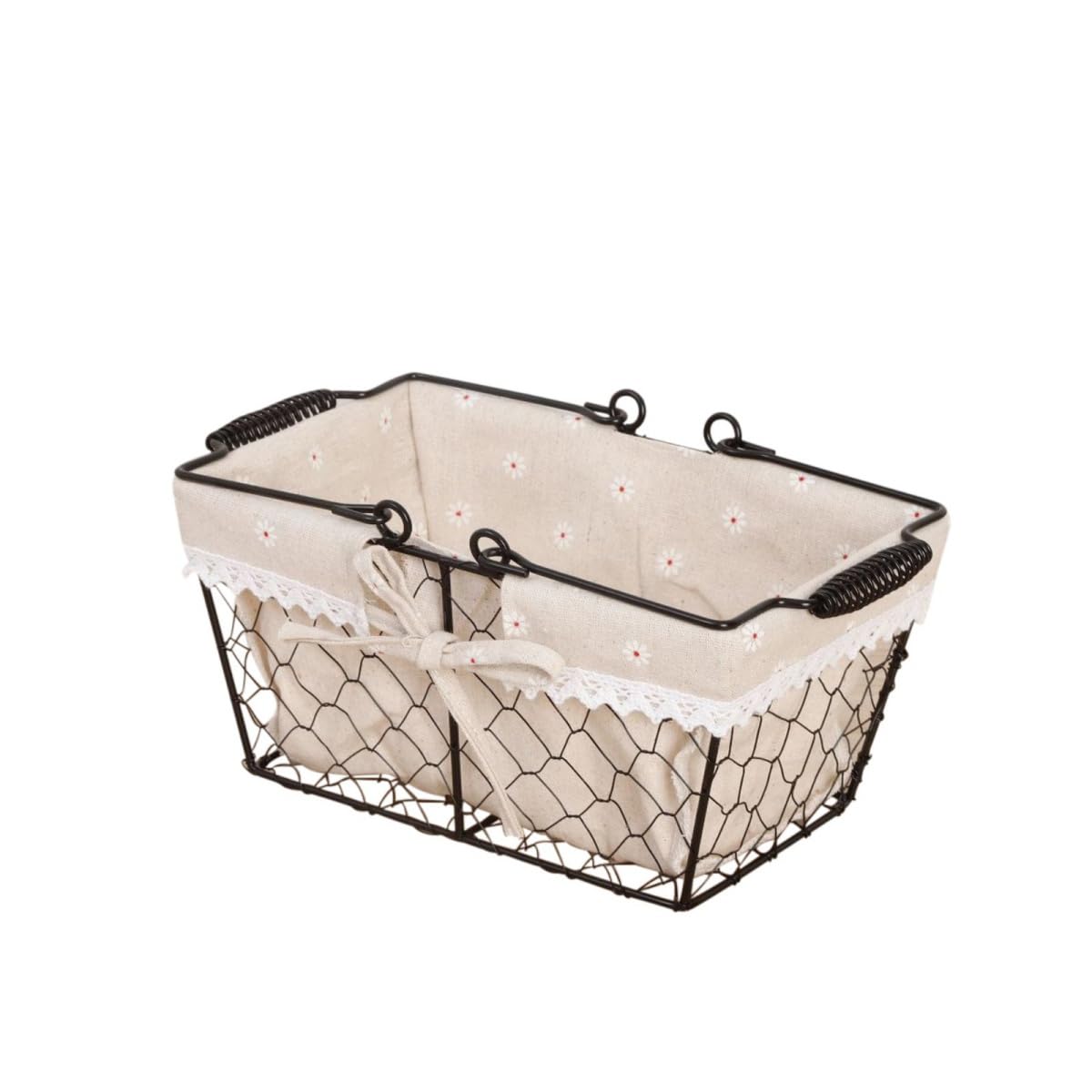 Amazon.com - Small Wire Baskets with Liner Oval Chicken Wire Fruit ...