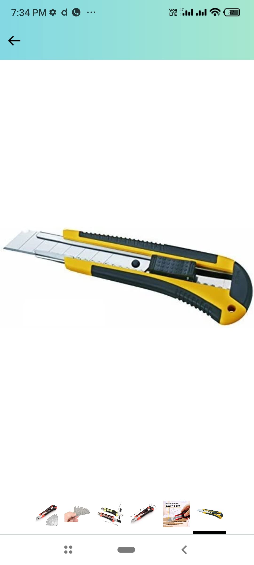 Heavy Duty 18 mm Cutter Knife : Amazon.in: Office Products