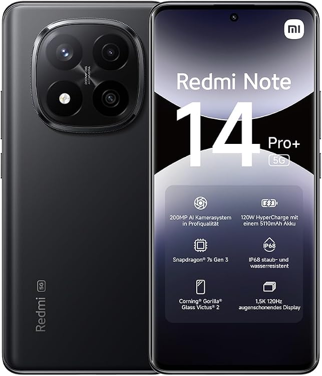 Xiaomi Redmi Note 14 Pro 5g Smartphone 12 512gb Black | Desertcart ...