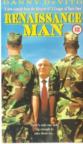 Renaissance Man [VHS] : Danny DeVito, Gregory Hines, Cliff Robertson ...
