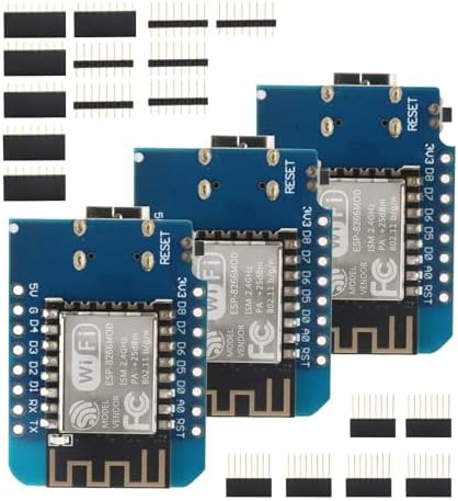 ESP8266 NodeMcu Lua WiFi Board Binghe 3 Piezas ESP8266 NodeMcu Placa de ...