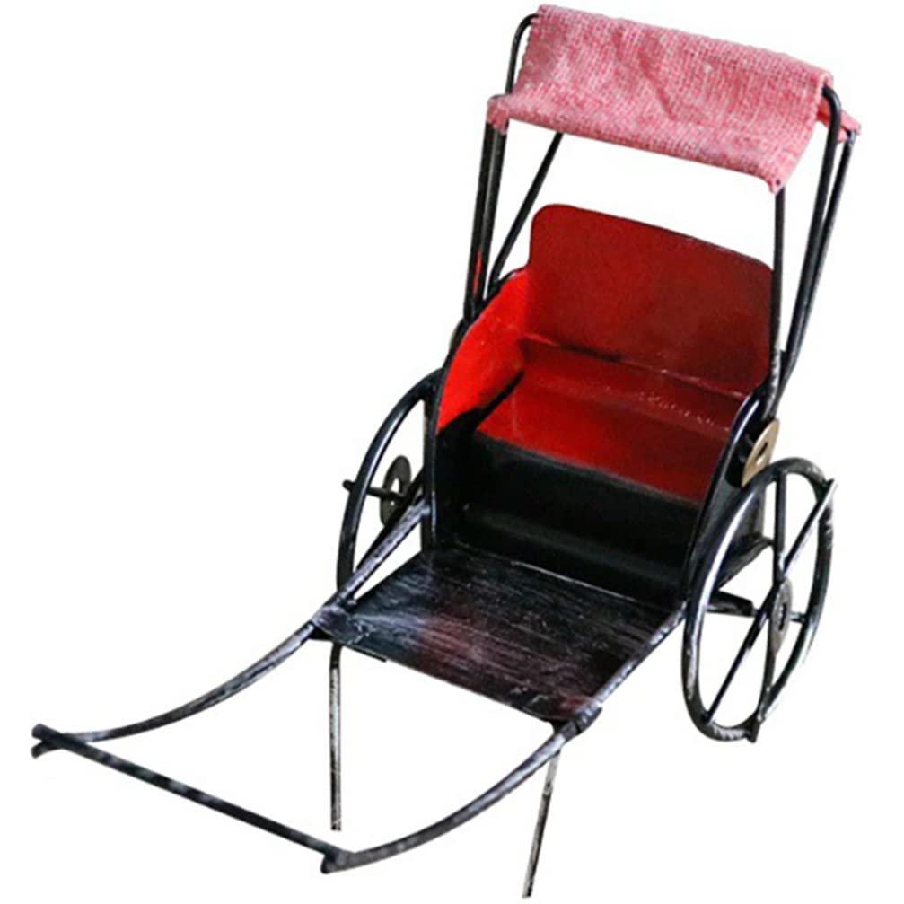 Amazon.com: ARTIBETTER Metal Rickshaw Model Vintage Metal Rickshaw Cart ...