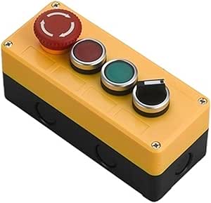 Amazon.com: SINSED 1PCS Button Switch Control Box Plastic Handheld self-Start Button Waterproof ...