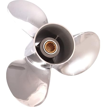 Amazon.com: SOLAS 3451-139-19 HR Titan 3 Stainless Steel 3-Blade Propeller - RH, 13-7/8 ...