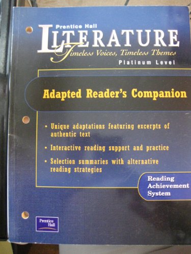 Timeless Voices, Timeless Themes: Adapted Reader Platinum Level ...