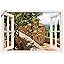 Amazon.de: ARTland Wanddeko Wandtattoo selbstklebende Vinylfolie 70x100 cm Fensterblick Fenster ...