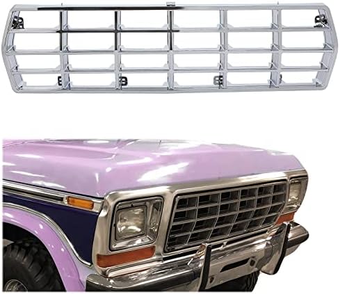 Amazon.com: HECASA Front Grille Compatible with 1978-1979 Ford Bronco ...