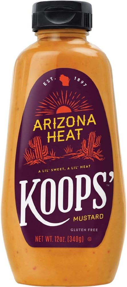 Amazon.com : 4 Pack of Southwest Hot Mustard - 12 oz : Grocery ...