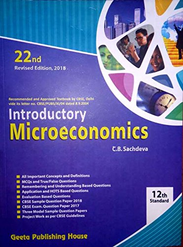 INTRODUCTORY MICROECONOMICS CLASS 12 : C.B.SACHDEVA: Amazon.in: Books