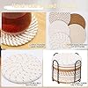 Amazon.com: Billbotk 10 Pieces Boho Coasters for Drinks, Absorbent ...