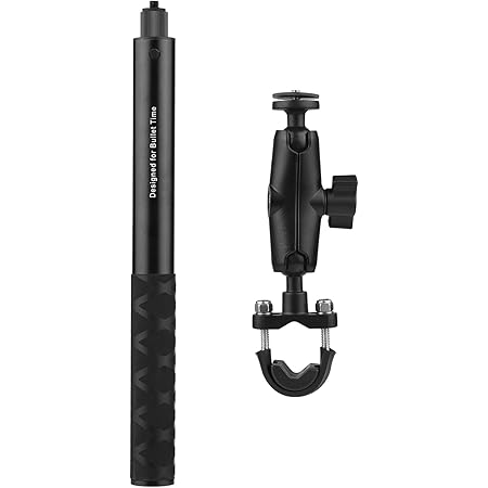 Andoer Invisible Selfie Stick, Motorcycle Bicycle Selfie Stick ...
