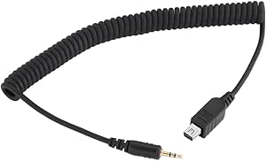 PHOLSY 2.5mm O6 Off-Camera Remote Shutter Release Connecting Cord Cable for Olympus Cameras ...