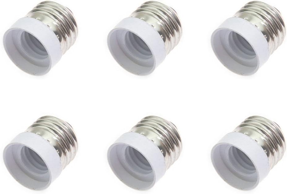 Amazon.co.jp : Fandeli E26→E17口金変換アダプタ，E26→E17 電球ソケット変換アダプター (6個入) : ホーム＆キッチン