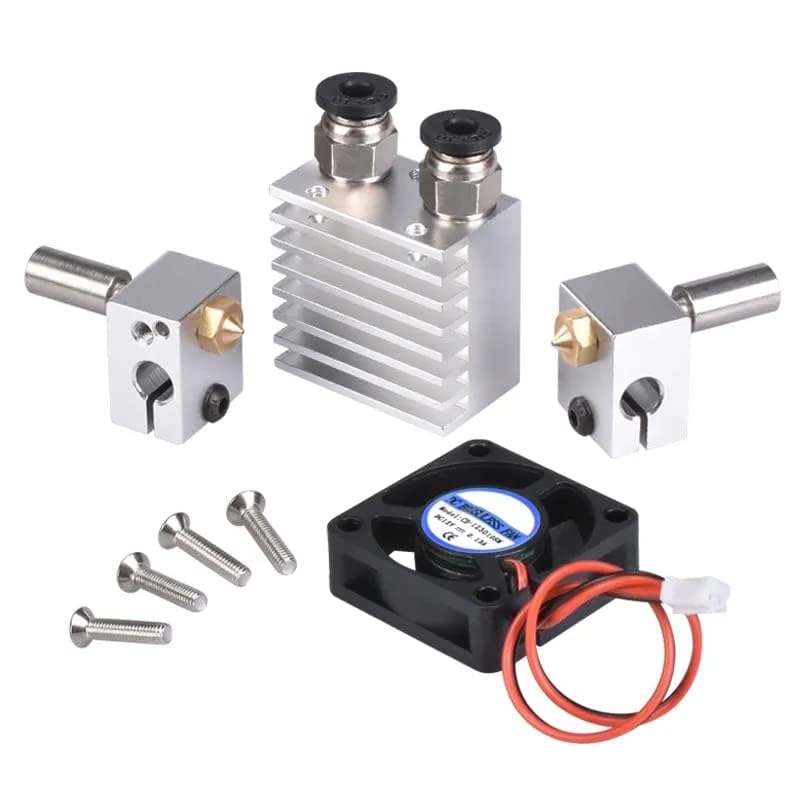 Snapklik.com : Rirsoasy Dual Color 2 In 2 Out Extruder 24V 40W For 3D ...