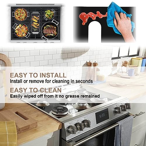 Gas Stove Top Burner Covers Protectors for Samsung Gas Range Stove Mat ...