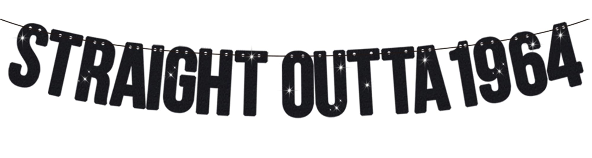 Amazon.com: Straight Outta 1964 Banner for 60th Birthday Party ...