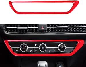 Amazon.com: BOYOUS ABS Red Style Car Console Air Conditioning Switch ...