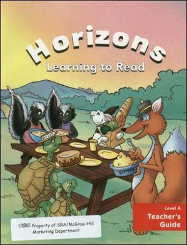 Horizons Learning to Read, Level A, Teacher's Guide: Engelmann et al ...