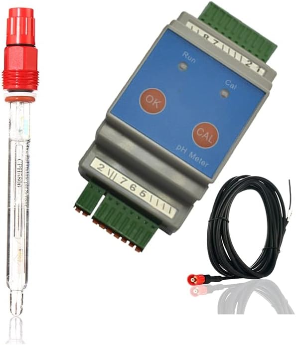 Amazon.com: PH5806 S8 connector and AS9 cable Inline Glass Bioreactor ...