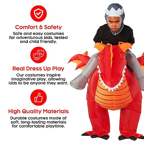 Morph Costumes Inflatable Dragon Costumes For Kids Red Dragon Costume ...