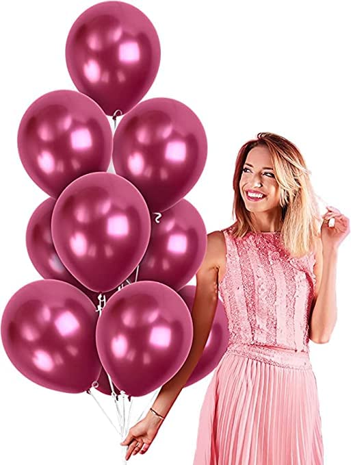 Party Port HD Metallic Chrome Balloons for Party Decorations Toy ...