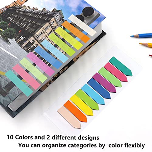 Snapklik.com : Book Tabs 800Pcs Sticky Index Tabs Page Markers,Morandi ...