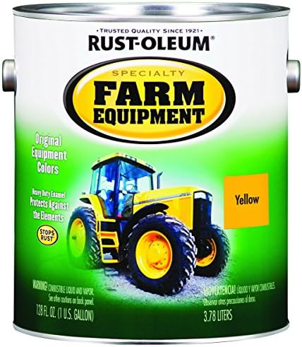 Rust-OLEUM 7449402 Gallon Caterpillar Yellow Bright Enamel Paint ...