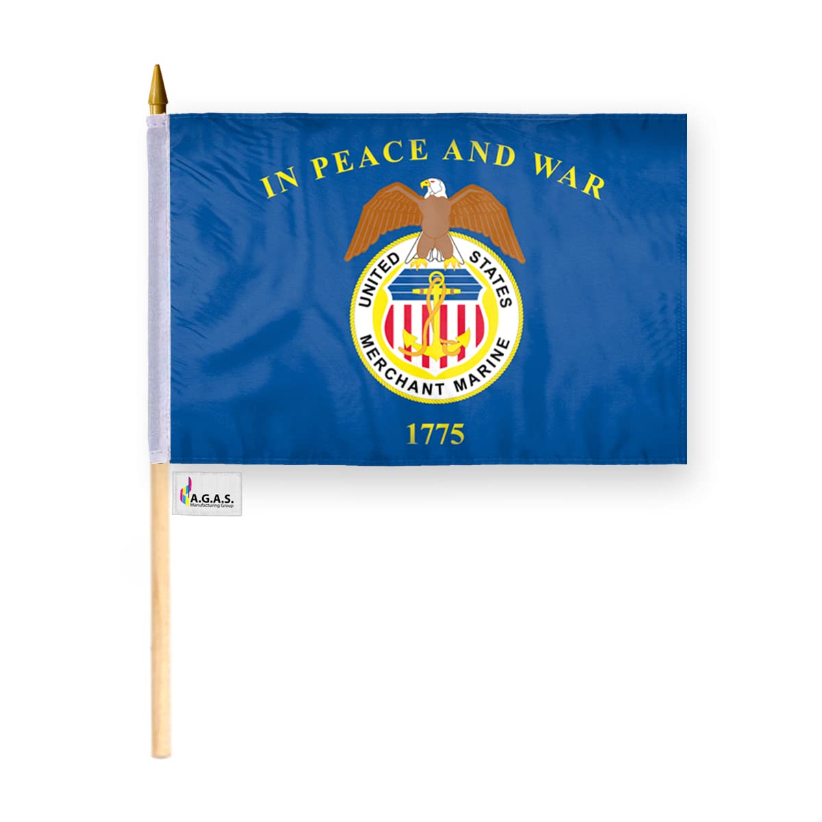 Amazon.com : AGAS 12x18 Inch Military Stick Flags- mounted on 24 Inch ...
