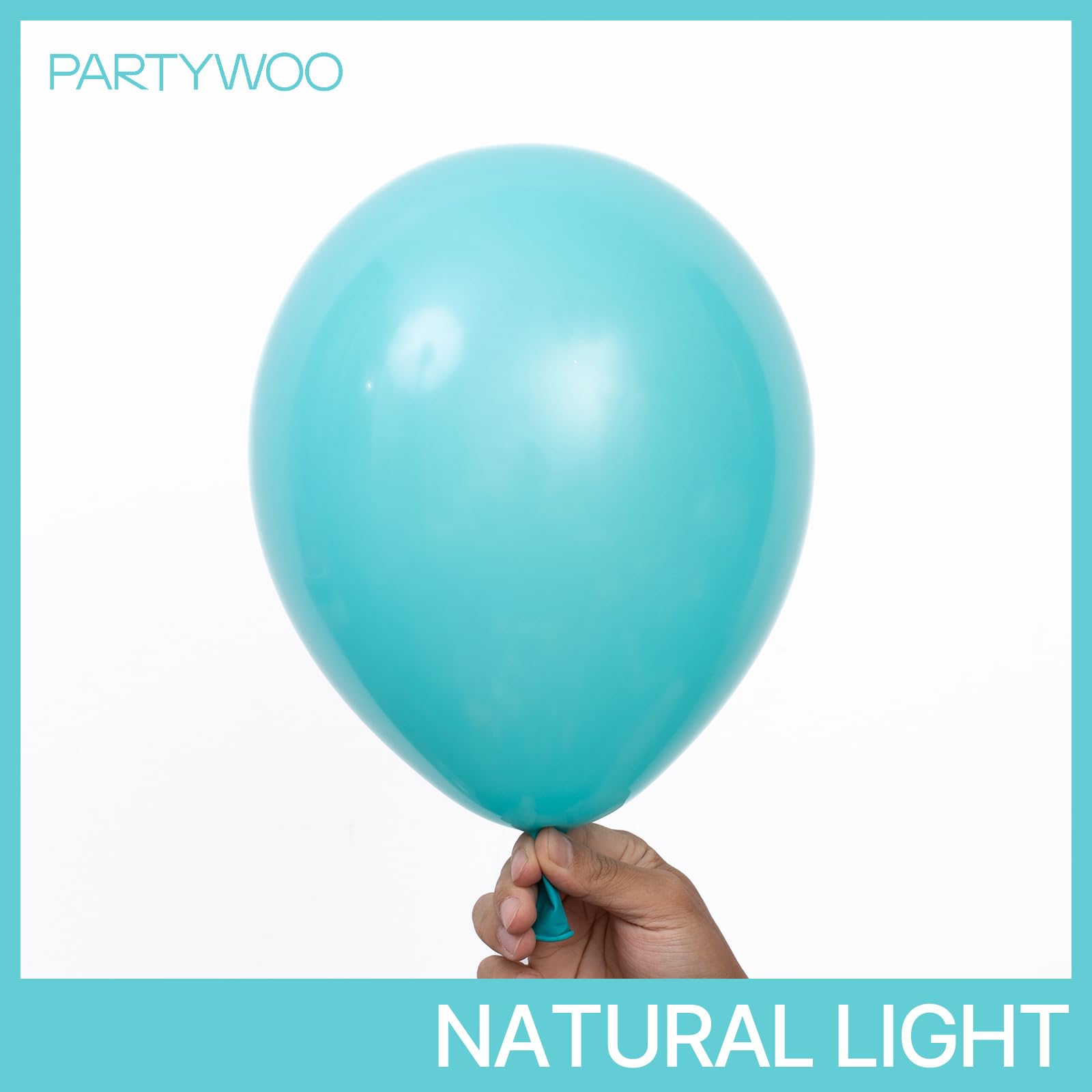 Snapklik.com : Teal Balloons 51 Pcs 12 Inch Turquoise Aqua Blue Dark ...