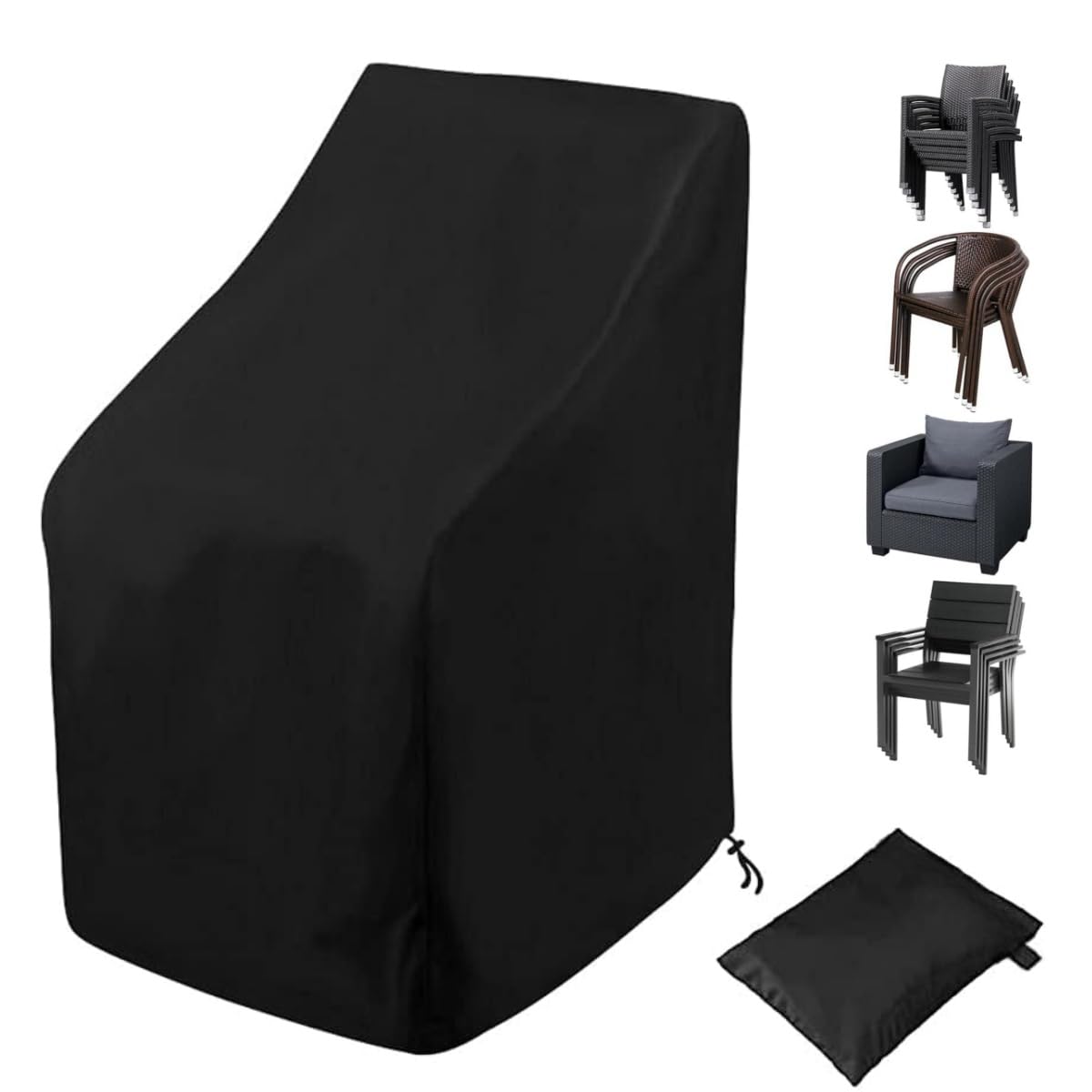 FENGSHENG-SHOP Garden Chair Covers, Patio Stacking Chair Cover ...
