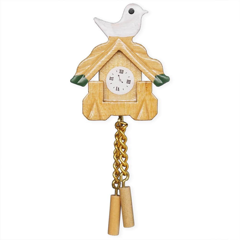 Amazon.com: Odoria 1/12 Miniature Cuckoo Clock Dollhouse Decoration ...