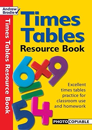 Times Tables Resource Book (Times Tables): Andrew Brodie: 9780713679250 ...