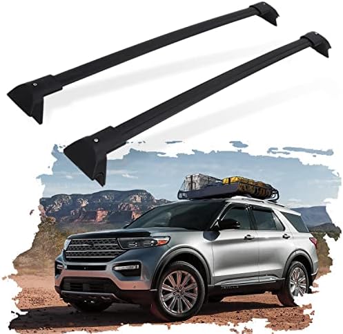 All Aluminum 220lbs Cross Bar Roof Rack for Ford Explorer 2020-2023 ...