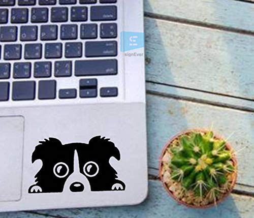 SIGN EVER Dog Peeking Laptop Trackpad Stickers for 15.6 14 13 12 Inches ...