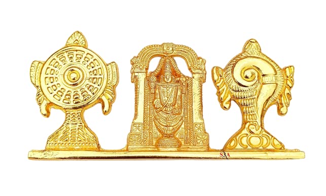 Buy S3A Shankh Chakra Lord Vishnu Tirupati Balaji | Shankha Chakra Lord ...