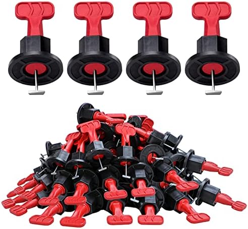 Tile Leveling System Kit with 100pcs Tile Leveler Spacers & 4 Special ...