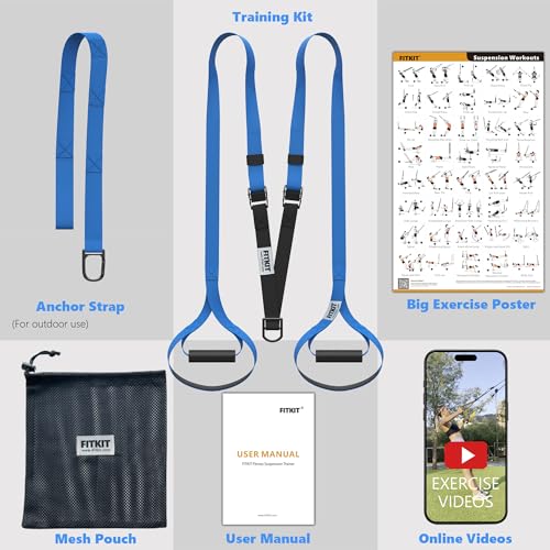 Snapklik.com : FITKIT Bodyweight Fitness Training Kit, Home Resistance ...