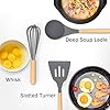 Kitchen Utensil Set, CIYOYO 23Pcs Silicone Utensils Set for Nonstick ...