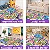Amazon.com: Oriate Kids Dream Mat Girls Toy Car Playmat, Princess ...